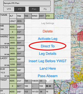 Discussing Direct-To - AvPlan EFB - Electronic Flight Bag