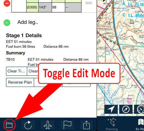 Preparing a Plan for Re-Use - AvPlan EFB - Electronic Flight Bag