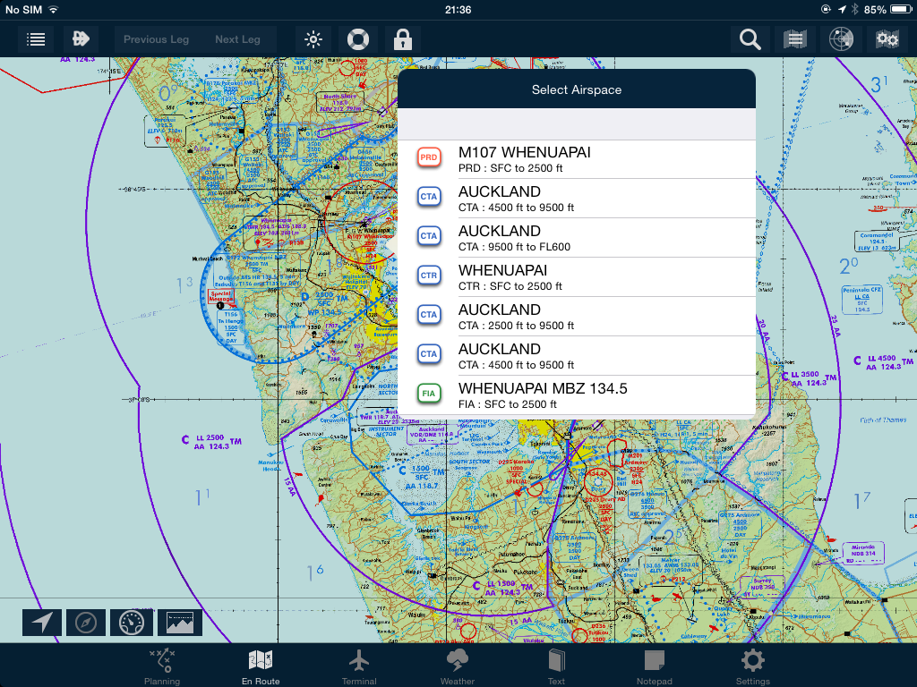 A closer look at Airspace - AvPlan EFB - Electronic Flight Bag