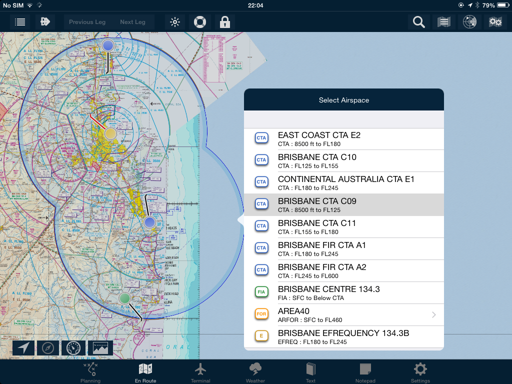A closer look at Airspace - AvPlan EFB - Electronic Flight Bag