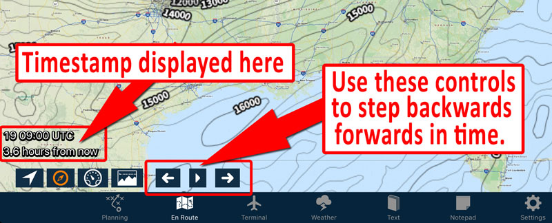 Freezing Level Overlay - AvPlan EFB - Electronic Flight Bag