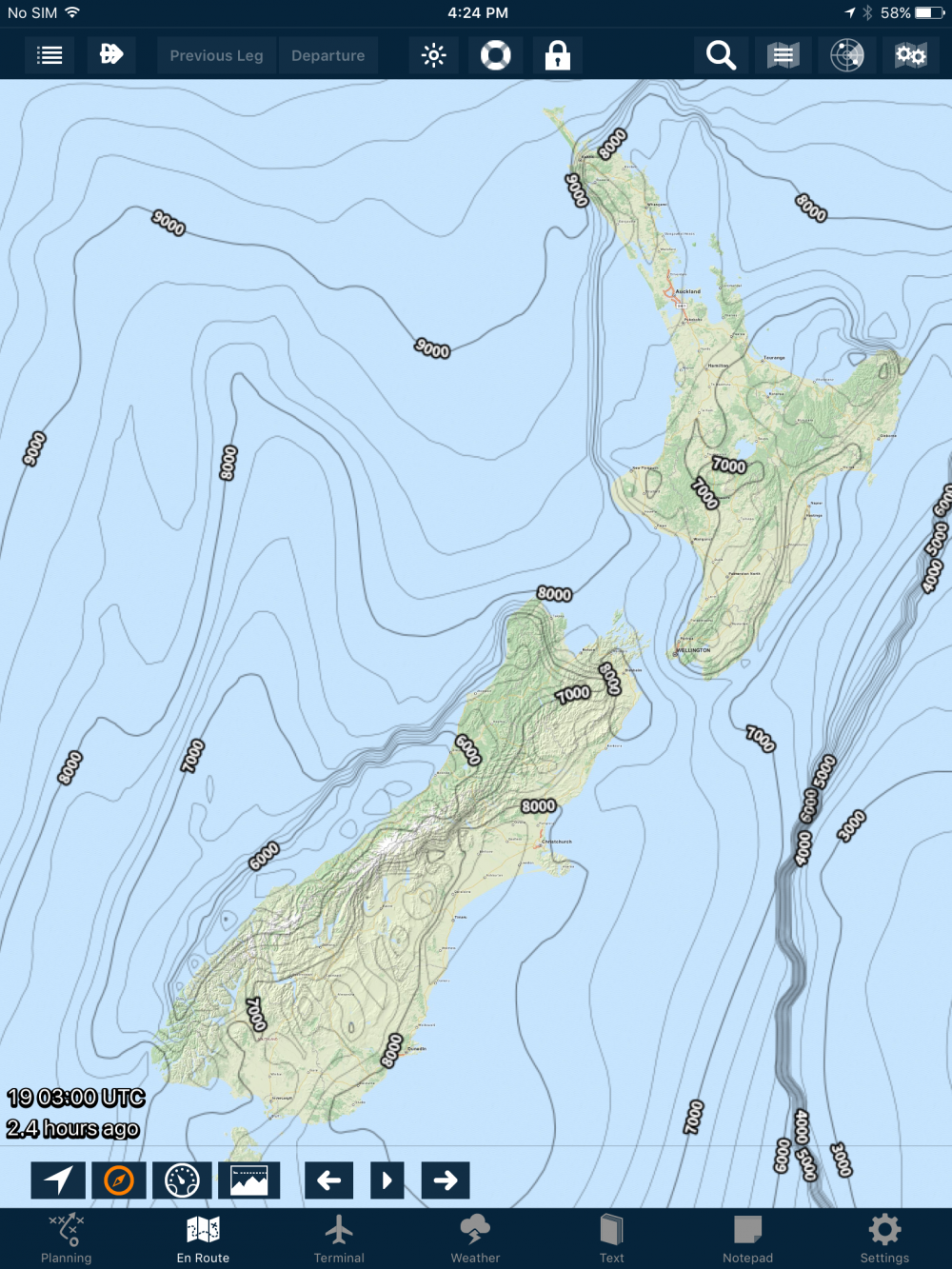 Freezing Level Overlay - AvPlan EFB - Electronic Flight Bag