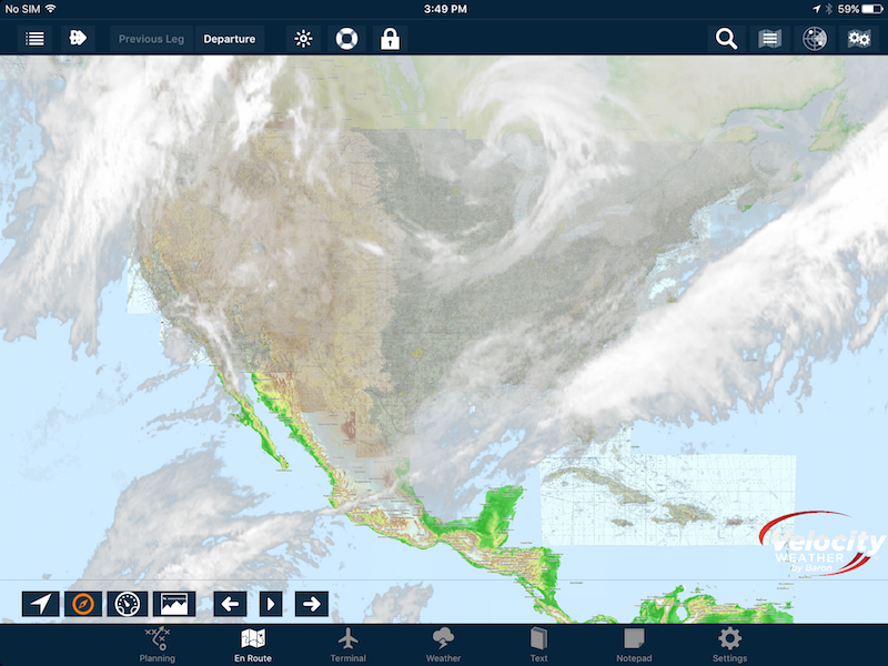 Infrared Satellite Overlay - AvPlan EFB - Electronic Flight Bag