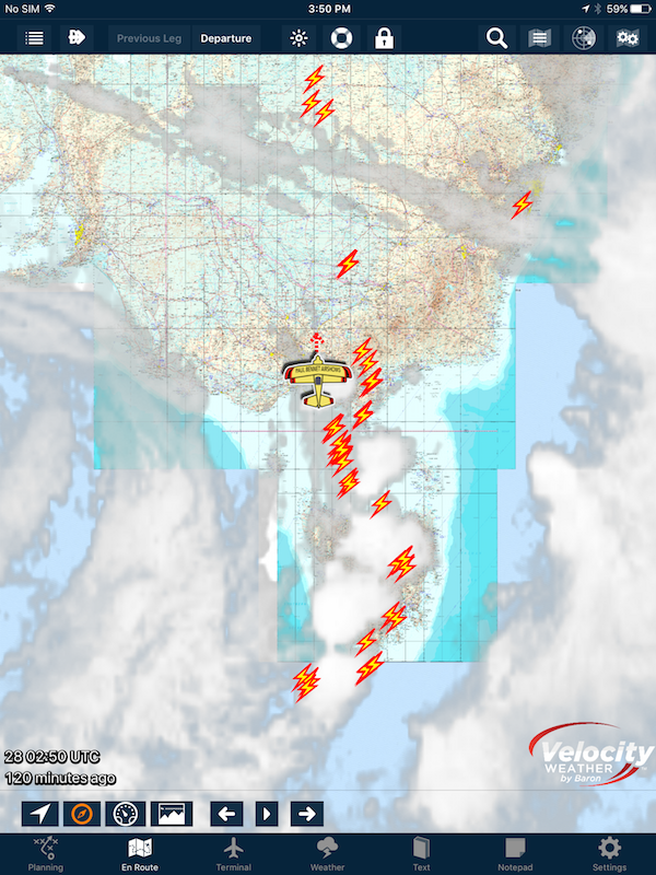 Infrared Satellite Overlay - AvPlan EFB - Electronic Flight Bag