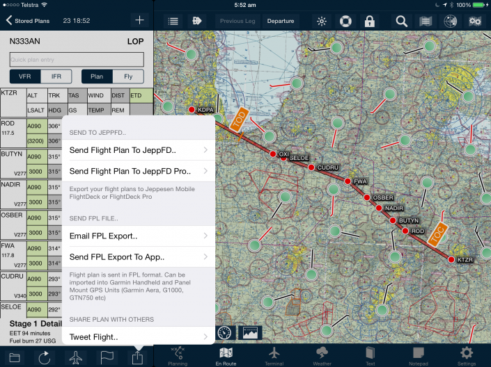 Jeppesen FliteDeck - AvPlan EFB - Electronic Flight Bag