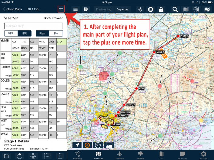 Adding an Alternate - AvPlan EFB - Electronic Flight Bag