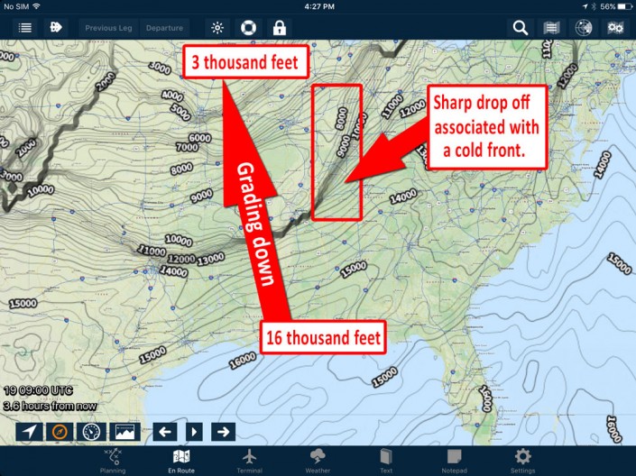 Freezing Level Overlay - AvPlan EFB - Electronic Flight Bag