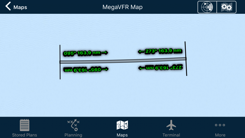 Electronic Ruler - AvPlan EFB - Electronic Flight Bag