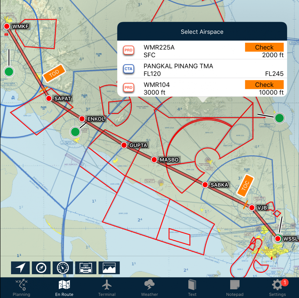 Global Airspace - AvPlan EFB - Electronic Flight Bag