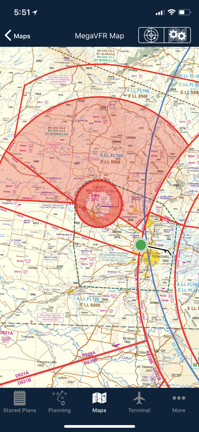 Insert a waypoint in a plan using the map - AvPlan EFB - Electronic ...
