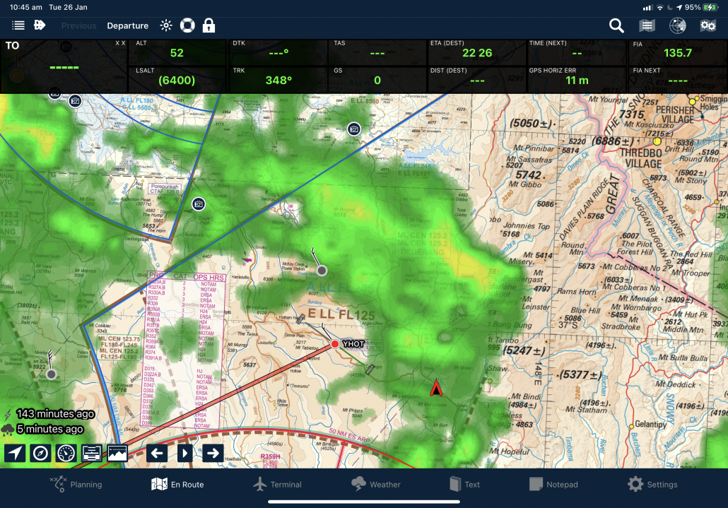 Updated Weather Radar Overlay - AvPlan EFB - Electronic Flight Bag